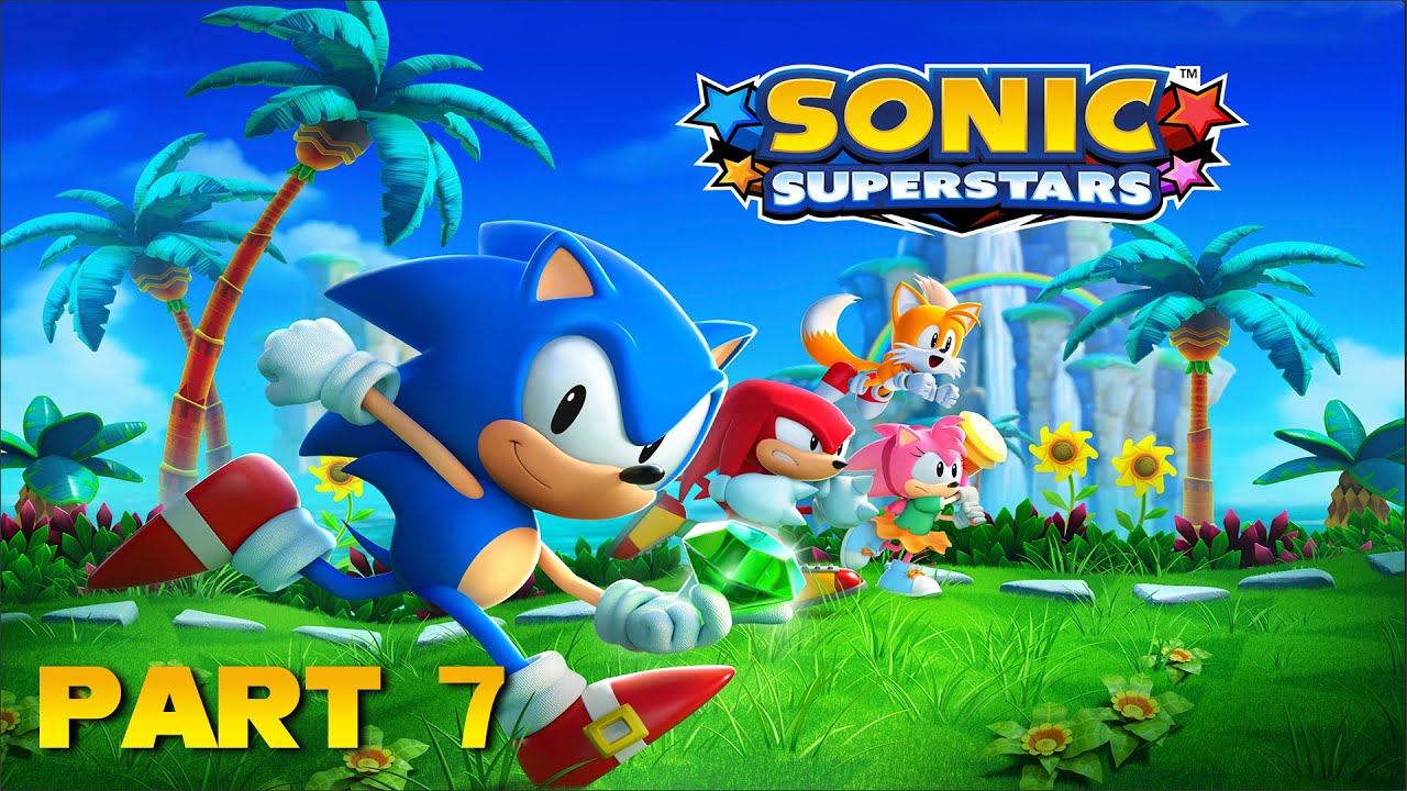 Sonic Superstars - Part 7 - Sky Temple Zone - Act 1 - YouTube