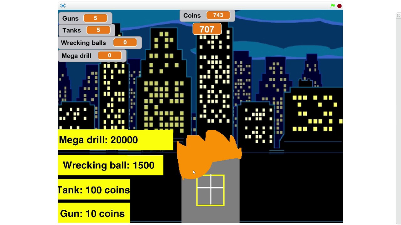 Scratch Making Building Destroyer #3 - YouTube