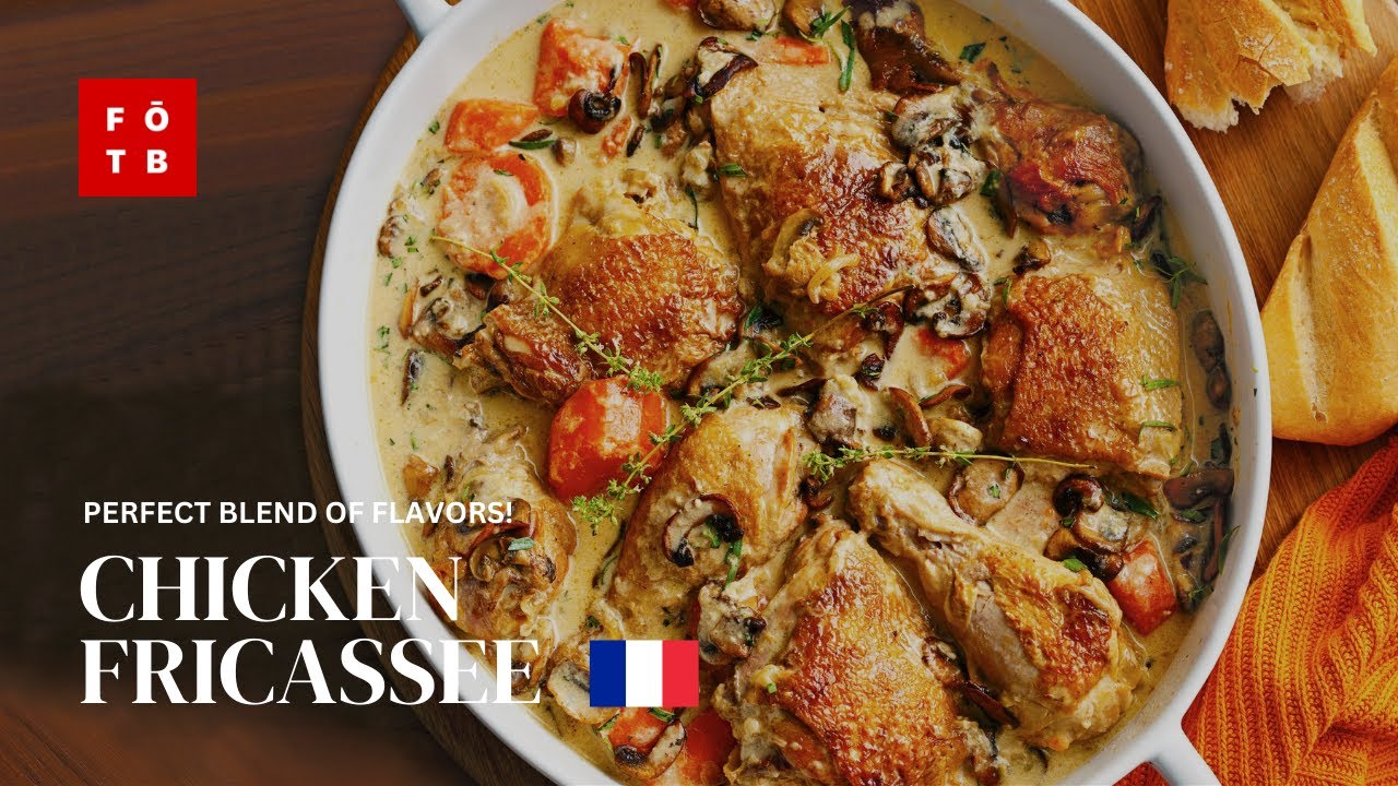 Chicken Fricassee - Classic French Chicken Recipe - Food On The Block ...