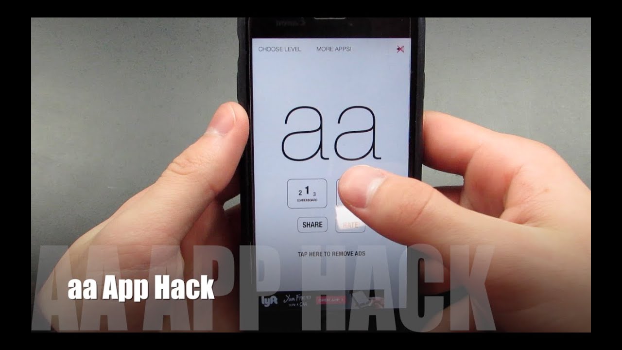 aa APP HACK - Tips To Get Further - YouTube