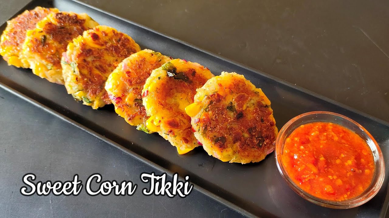 Corn Tikki Recipe | Crispy Corn Potato Cutlets | Easy Indian Snacks # ...