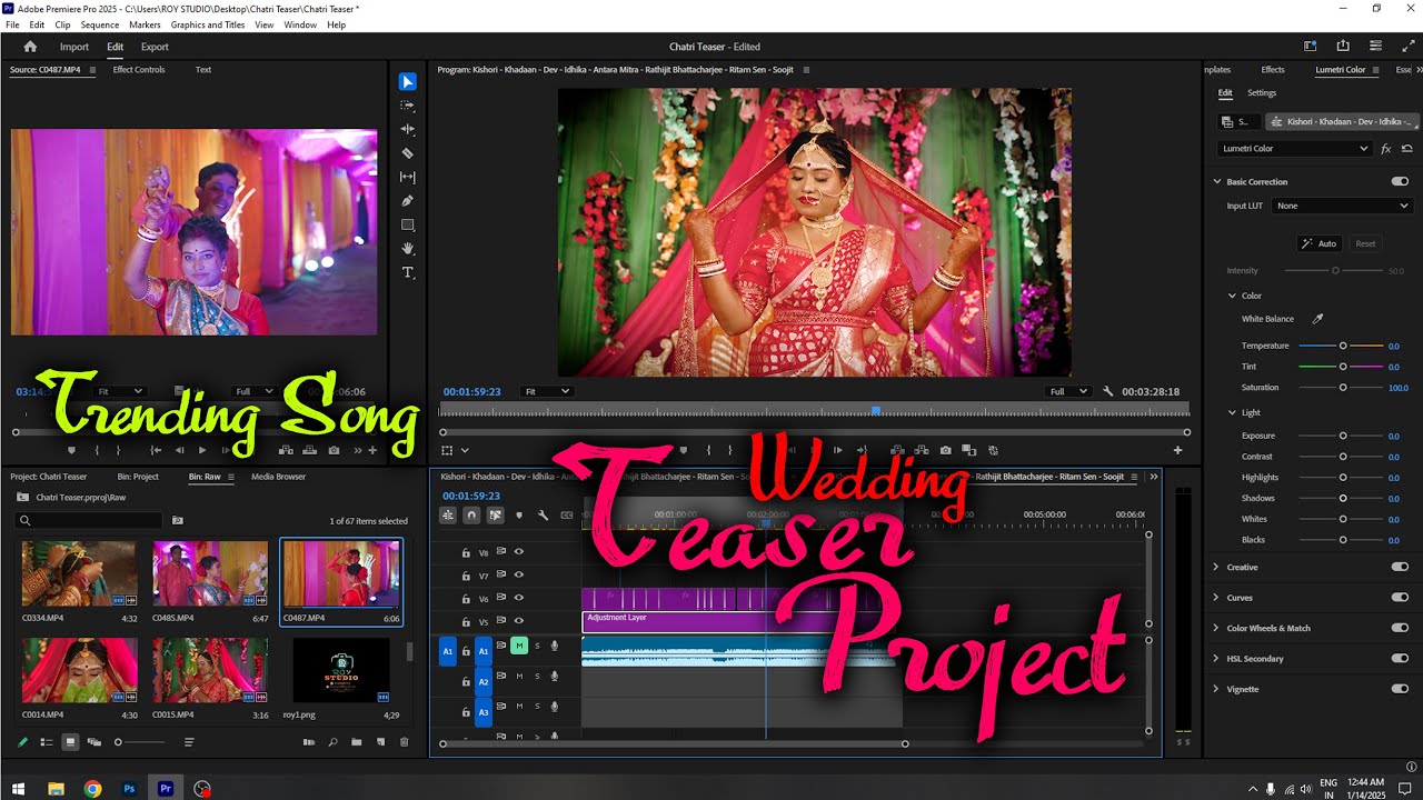 New Wedding Teaser Premiere Pro Project 2025 Wedding Teaser Project ...