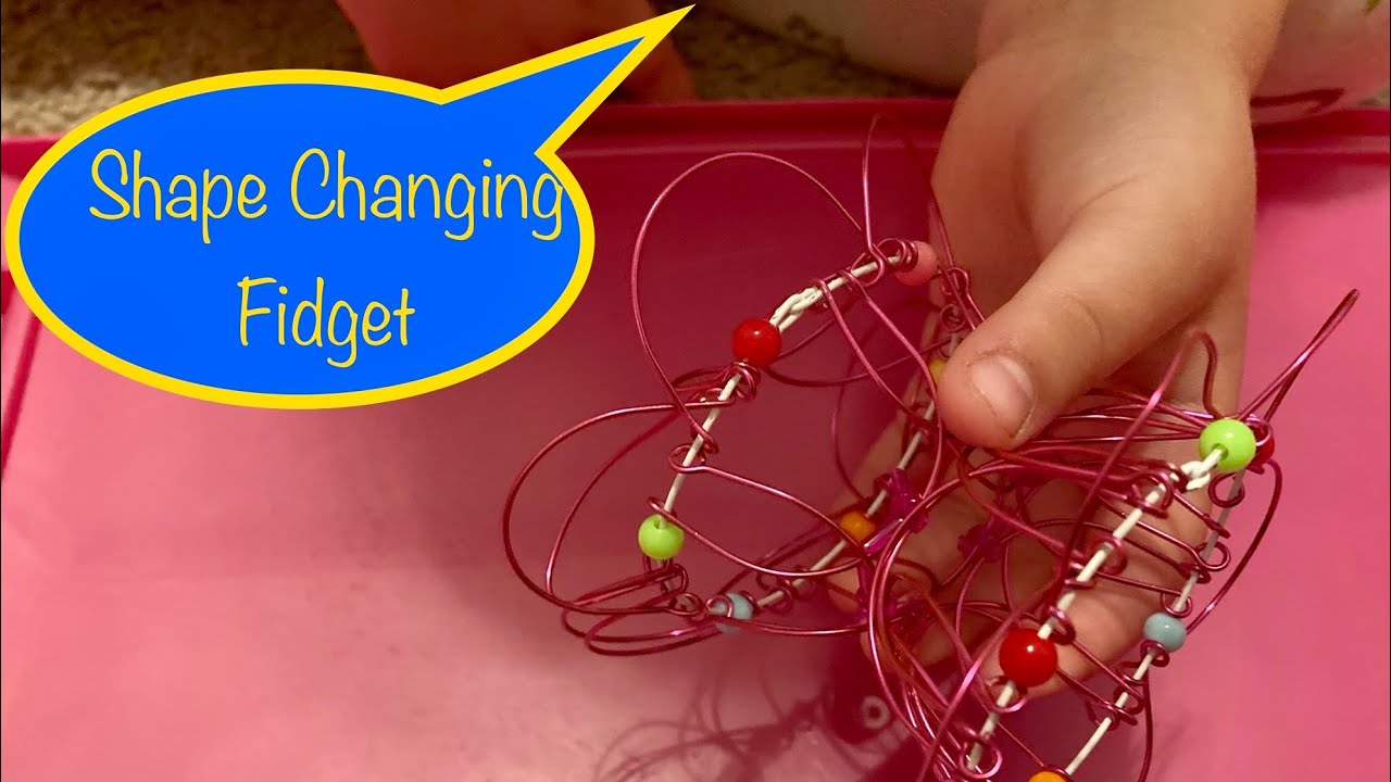 Squishy Plays with Wire shape Changing Fidget - YouTube