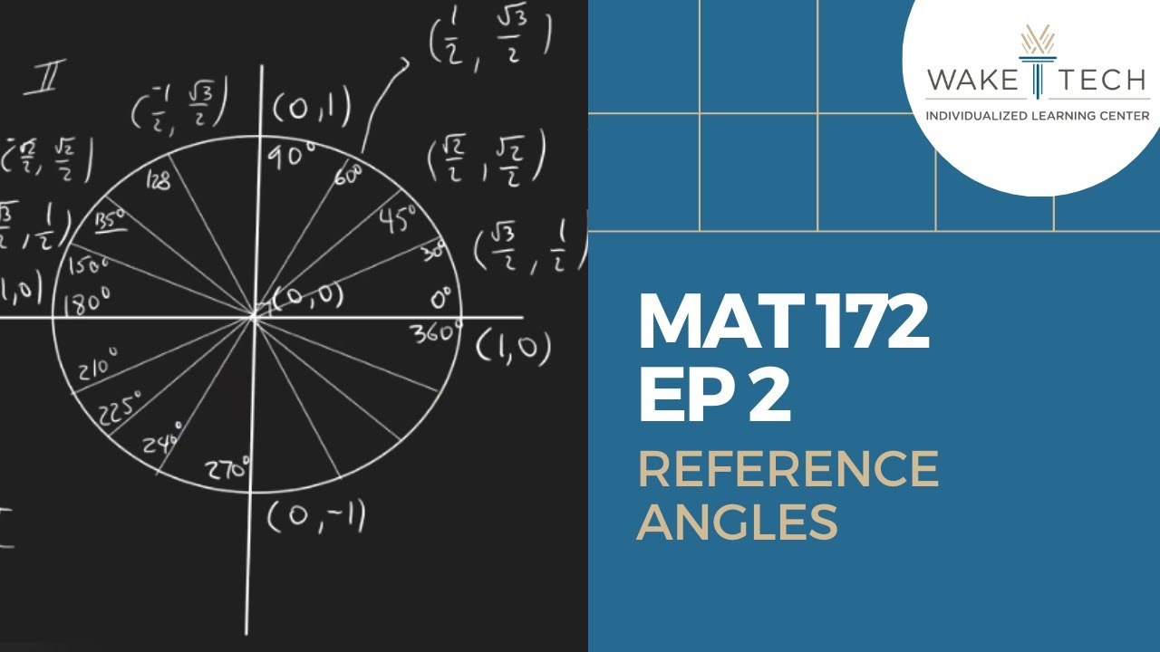 MAT 172 EP 2- Reference Angles - YouTube