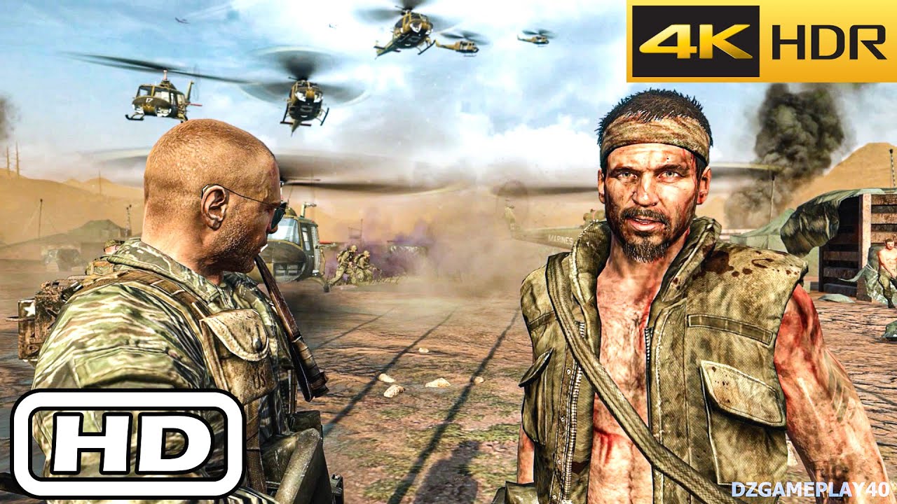 CALL OF DUTY BLACK OPS | PUSH BACK THE NVA | Realistic ULTRA Graphics ...