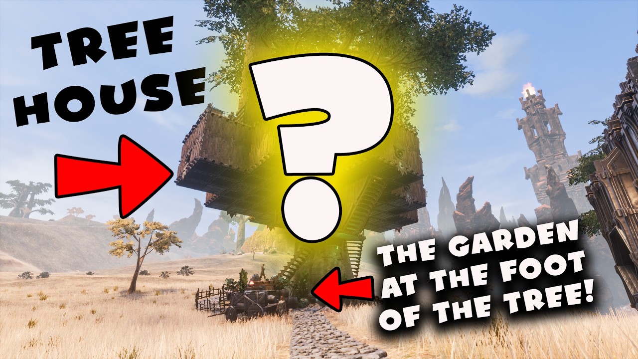 The Garden at the Foot of the Tree! | TREE HOUSE | Conan Exiles - YouTube