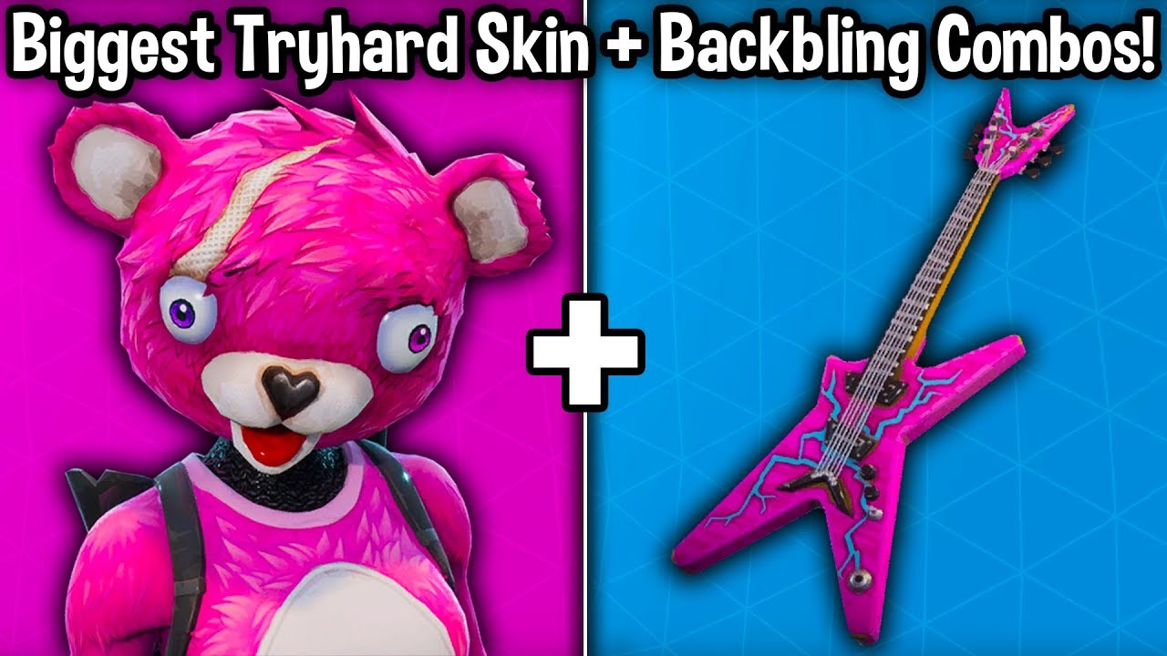 10 TRYHARD SKIN + BACKBLING COMBOS in Fortnite! (tryhard cosmetic ...