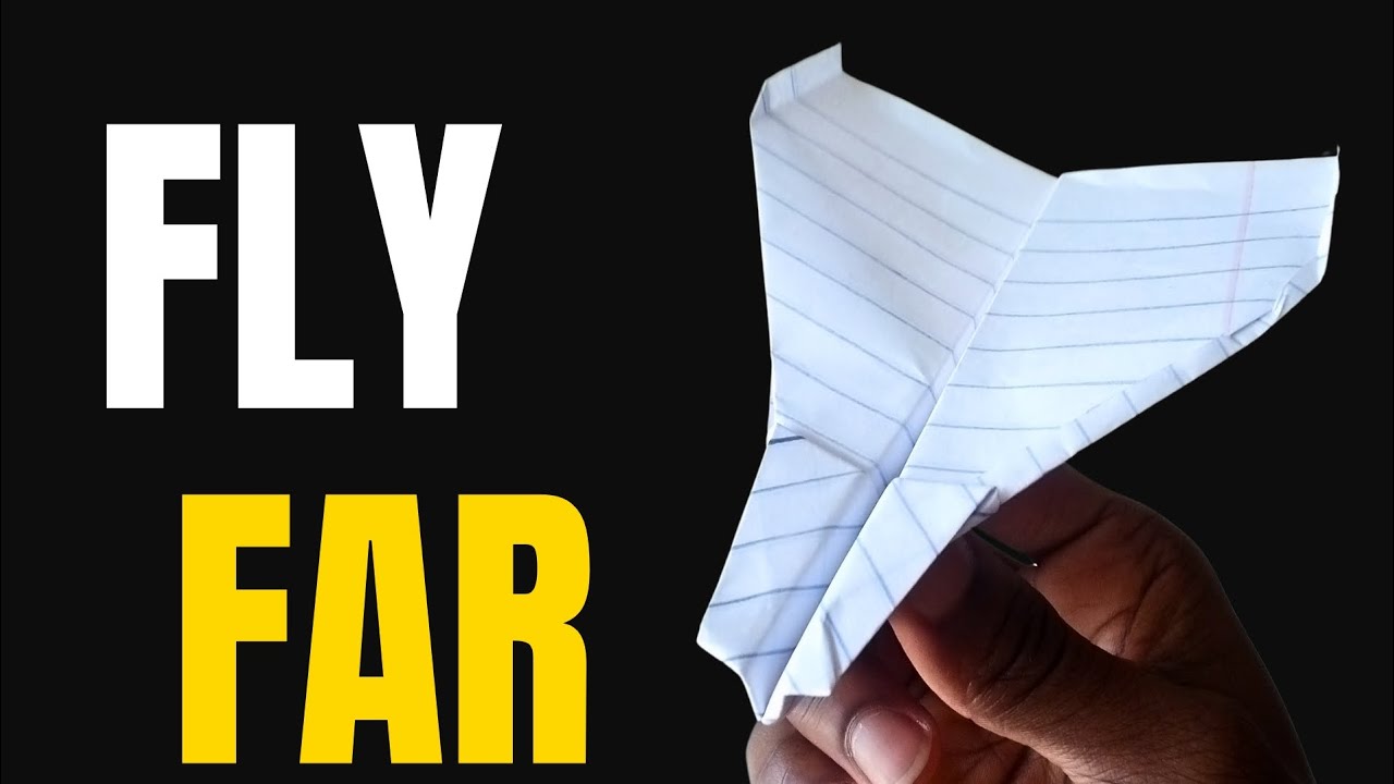 NEW World Record Paper Airplane | Paper Airplane Tutorial - YouTube