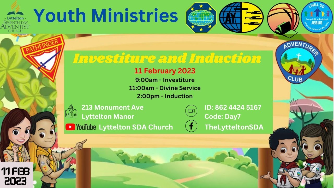 Investiture & Induction Day (Pathfinder & Adventerer) At Lyttelton SDA ...