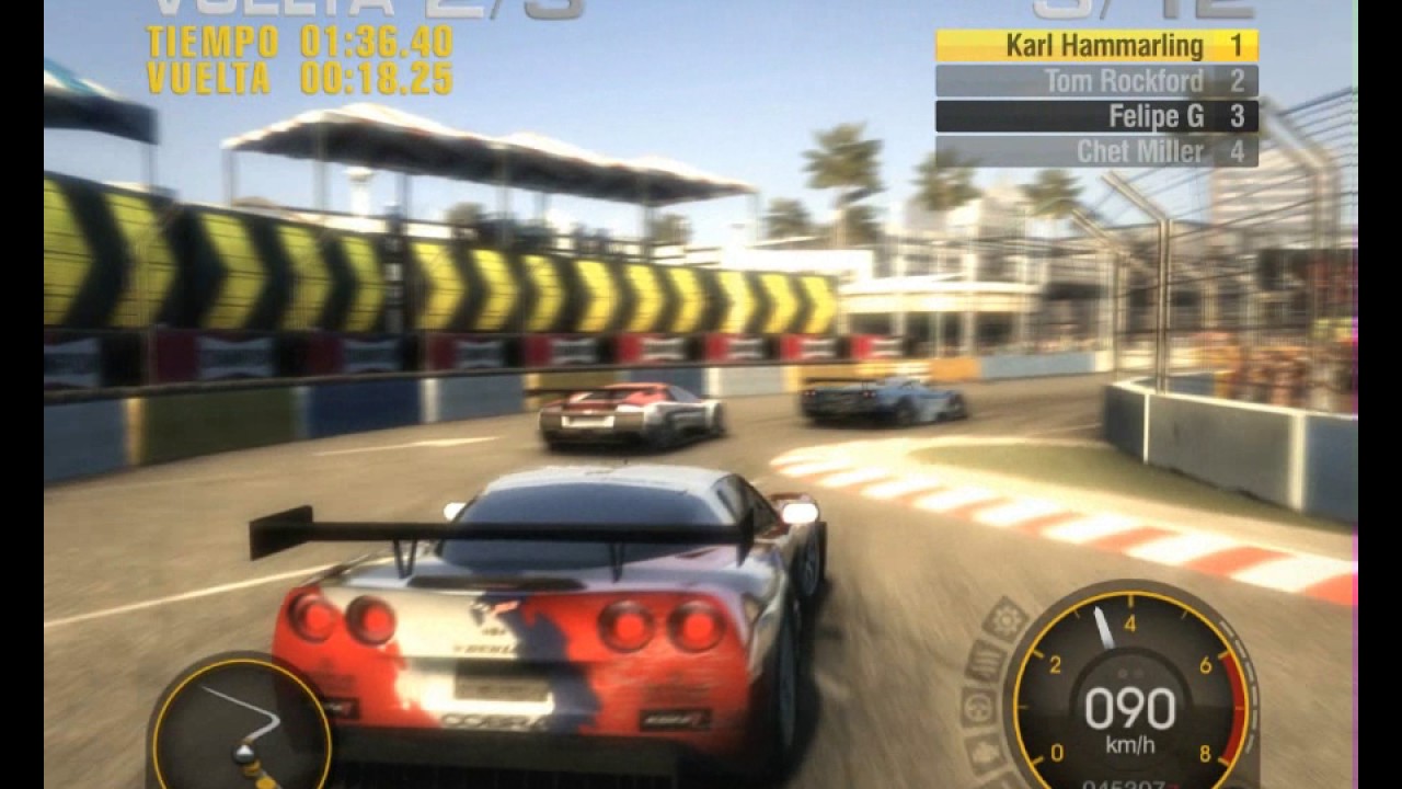 Race Driver: GRID - Chevrolet Corvette C6-R Gameplay - YouTube