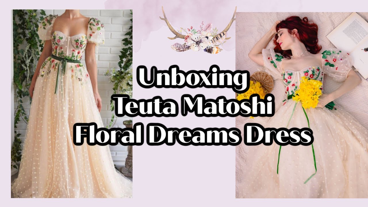 Teuta Matoshi Floral Dreams Dress Unboxing and Review - YouTube