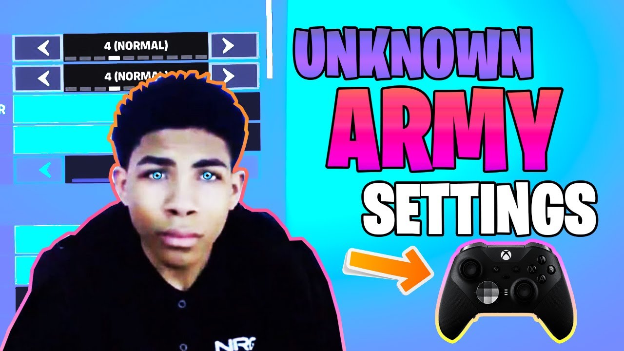 Unknown Army Fortnite Settings - YouTube