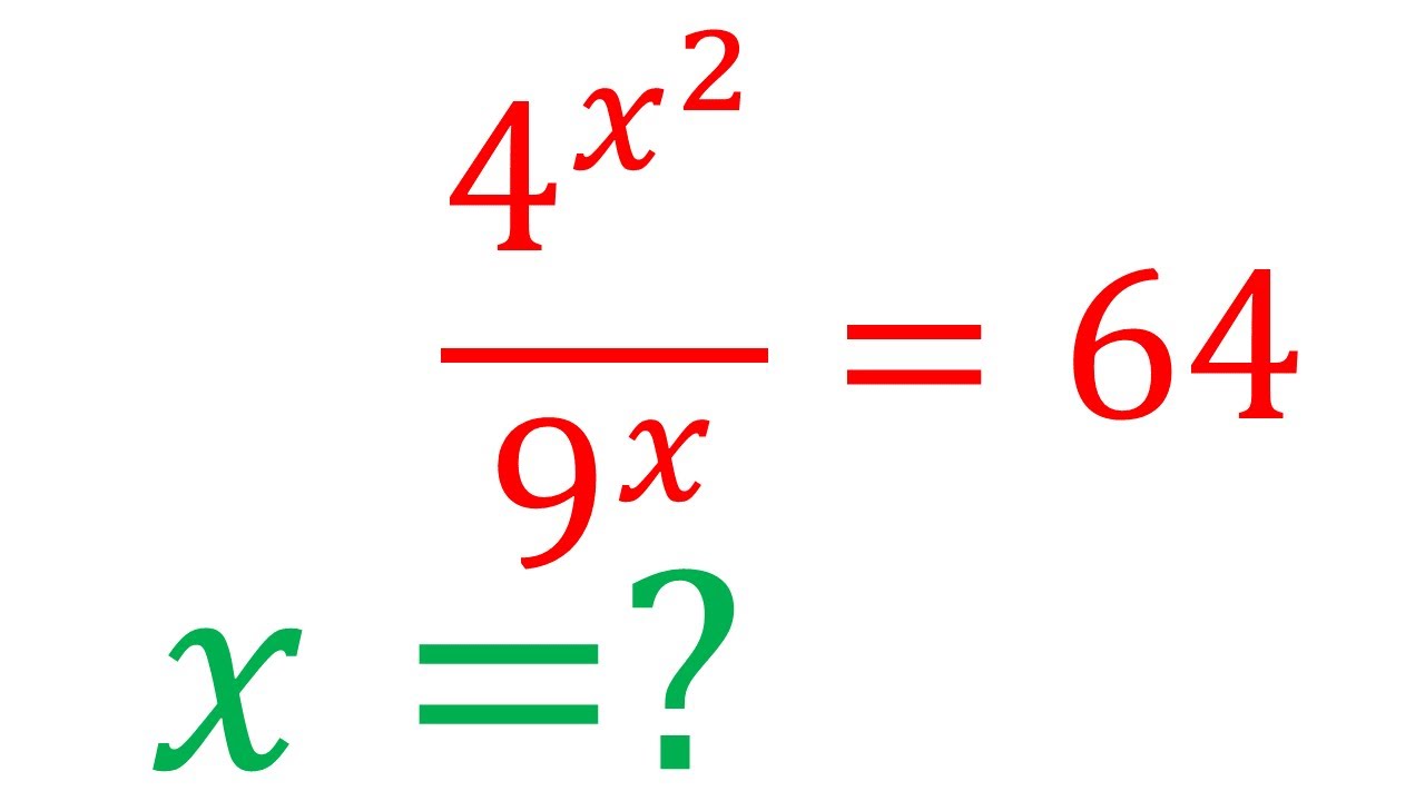 Nice Algebra Math Simplication| Find the Value of X|Nice math - YouTube
