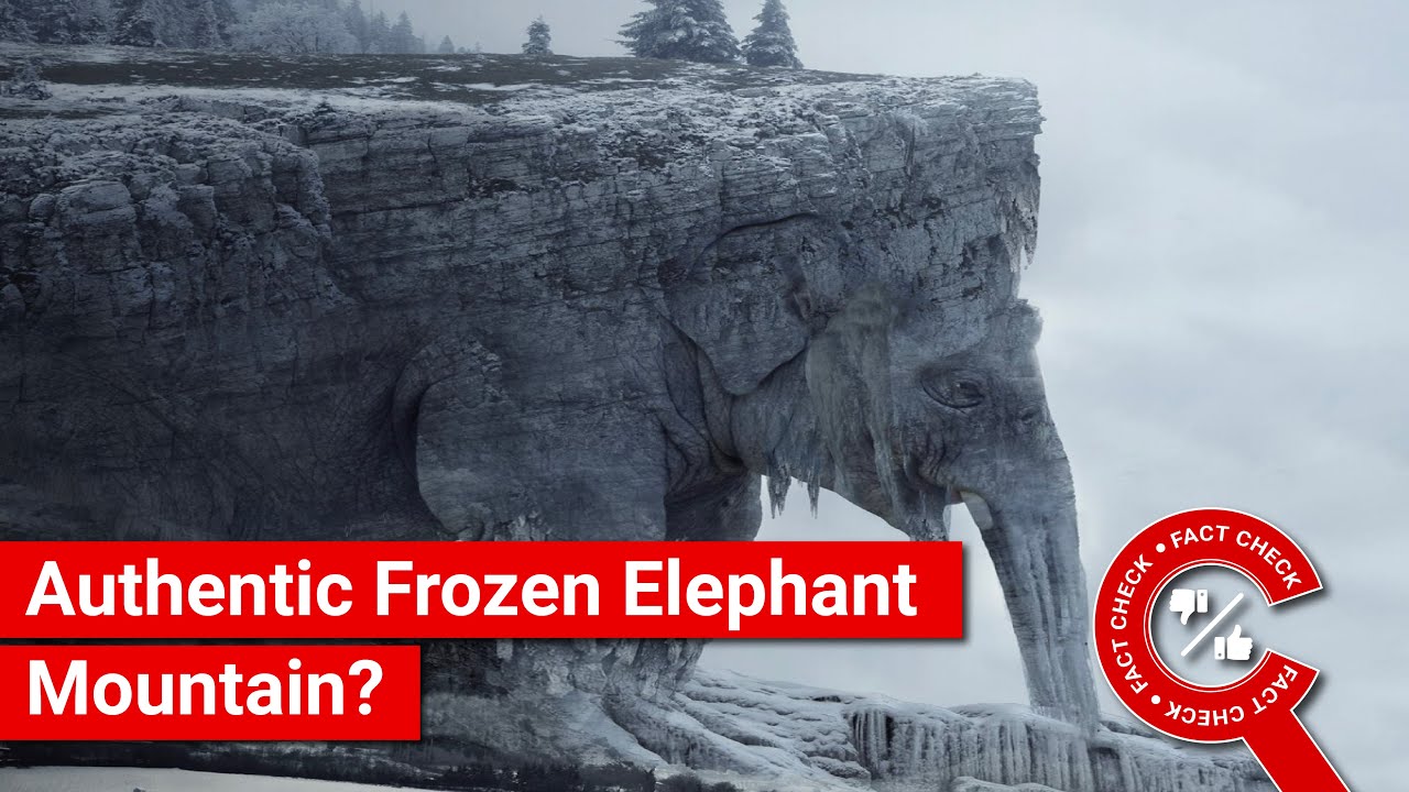 FACT CHECK: Does Image Show Authentic Frozen Elephant Mountain ...