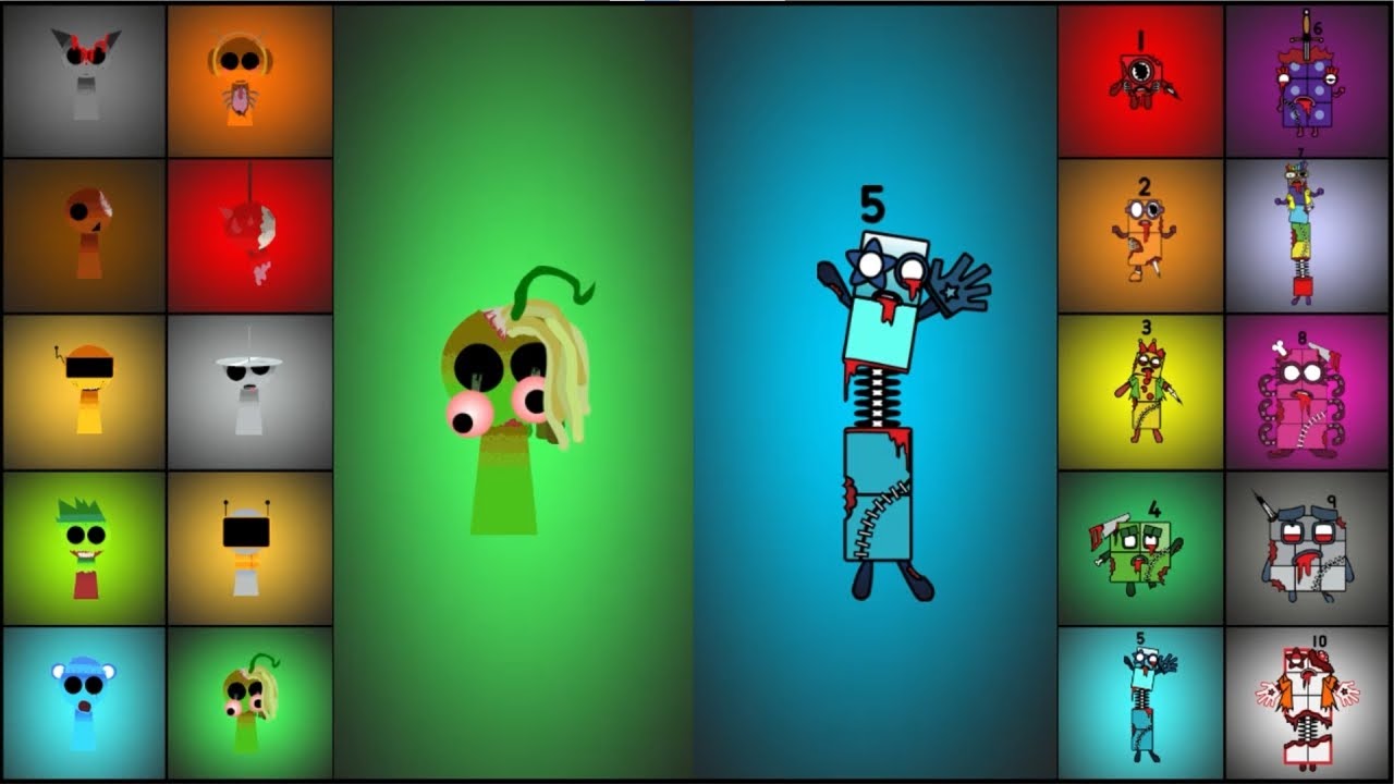 Numberblocks Band: Zombie Mode vs Sprunki Horror - Guess the Winner ...