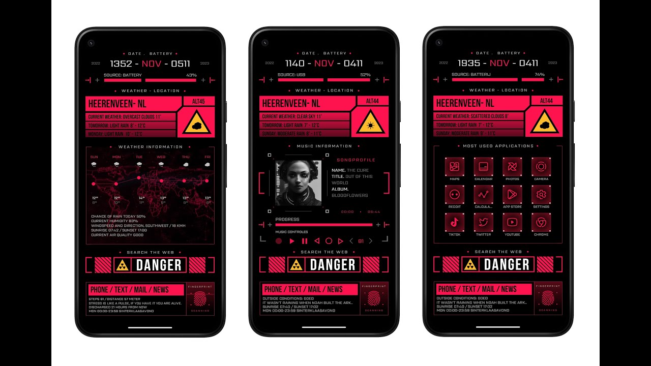 CyberPunk Theme For KLWP - YouTube