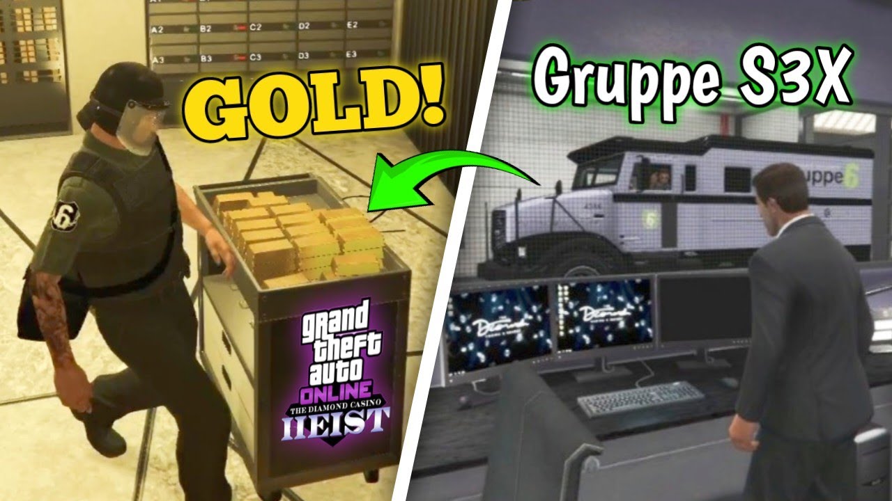 The Big Con Diamond Casino Heist Gold target #gta #diamondcasinoheist ...