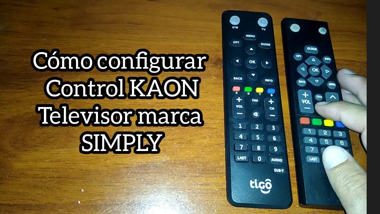 Control KAON. TV SIMPLY. Cómo configurar correctamente. - YouTube