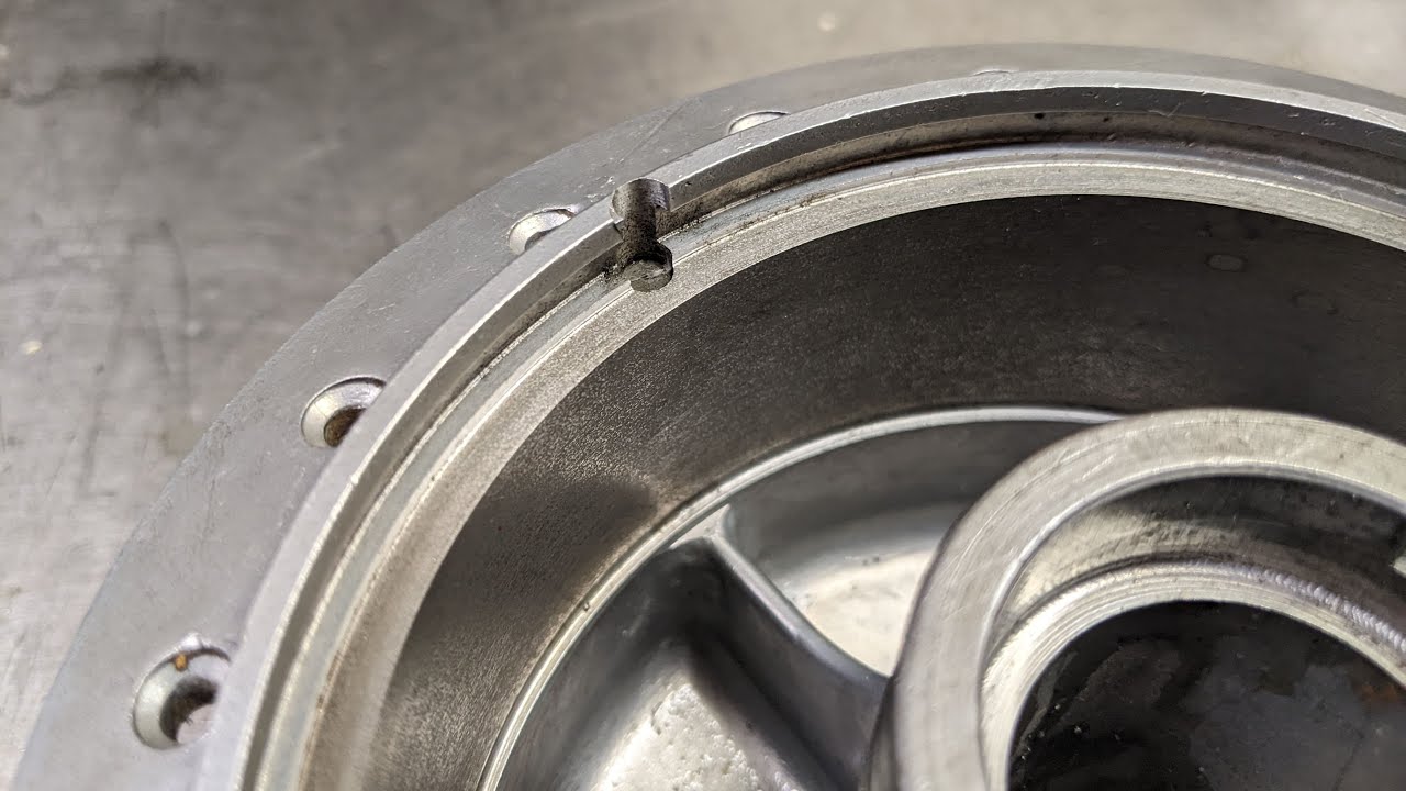 How to reline a motorcycle brake drum - YouTube