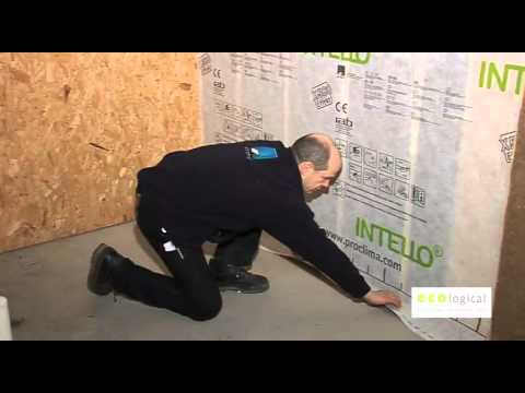 Sealing pro clima INTELLO PLUS to Floor.mov - YouTube