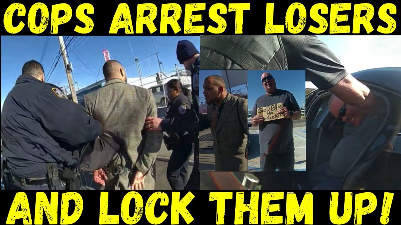 Cops Arrest Losers & Lock them Up! - YouTube