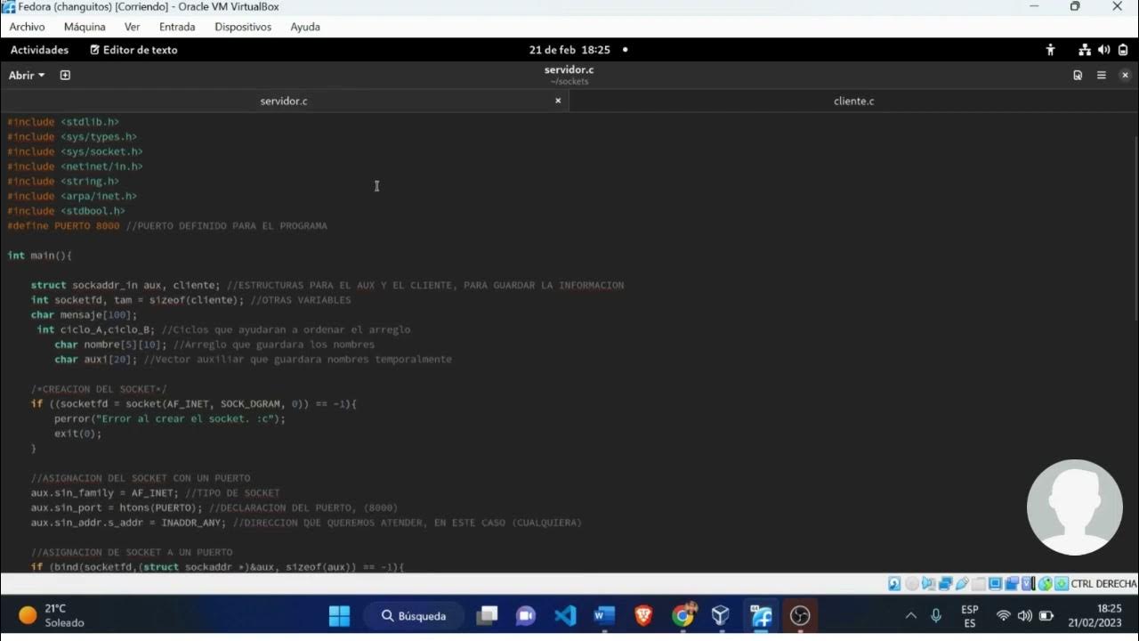 Práctica 1 Sockets Cliente Servidor UDP - YouTube