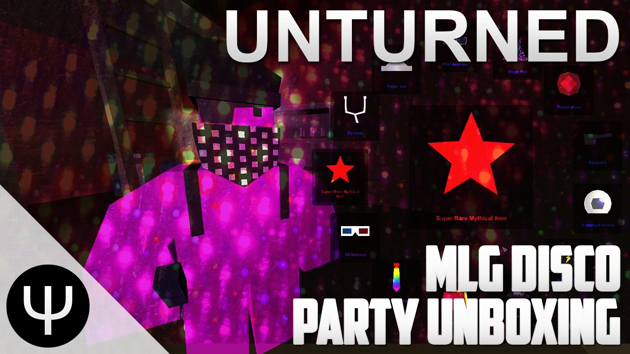 Unturned — MLG Disco Party Unboxing! - YouTube