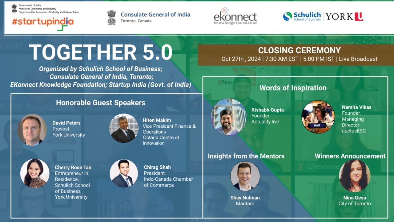 Together 5.0 - Closing Ceremony & Finals Pitch Competition - YouTube