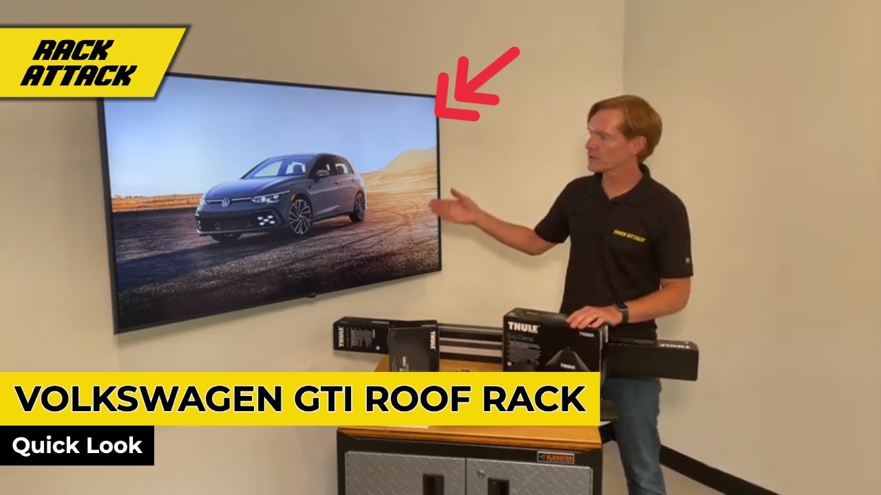 2015-2022+ Volkswagen GTI 5-dr Hatchback with Thule Evo Clamp + WingBar ...