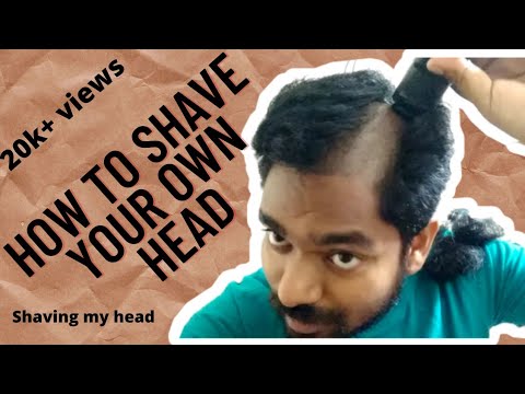 Shaving my head | How to shave your own head | Ganja sanjay | # ...