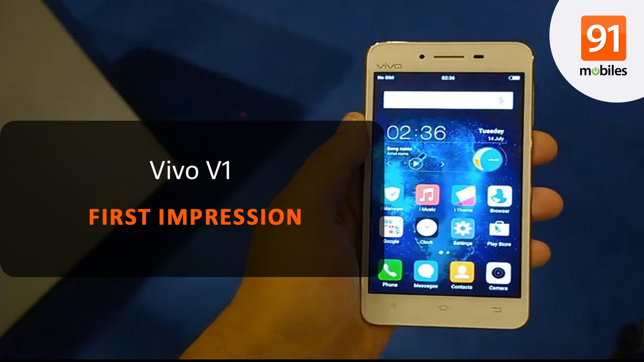 Vivo V1: First Look | Hands on | Price - YouTube