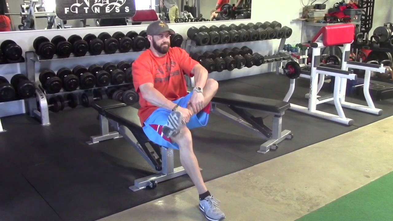 Seated Piriformis Stretch - YouTube