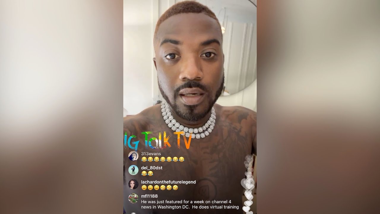 Ray J Make Plans To Workout & Lose Belly | IG Talk TV - YouTube
