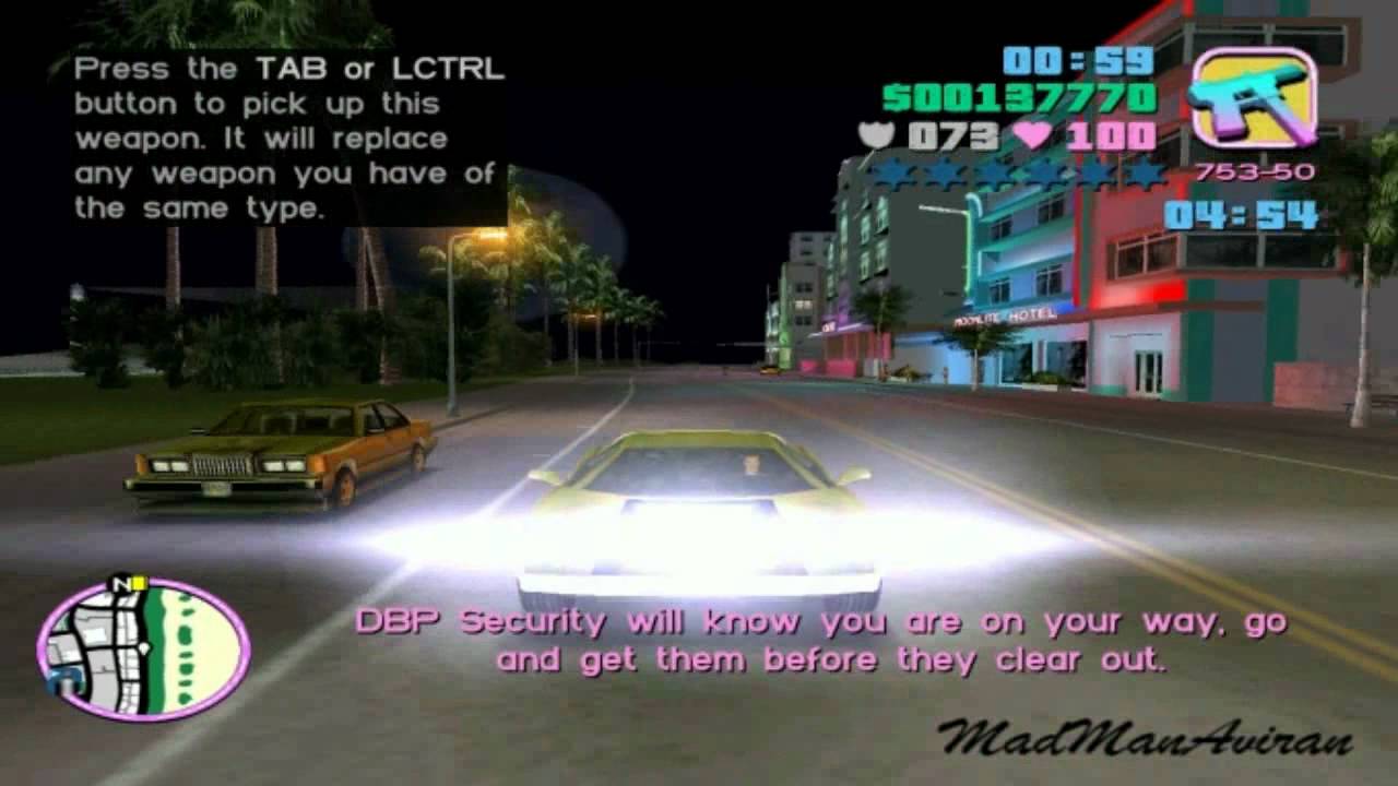 GTA Vice City Walkthrough [720p HD] - Vercetti Estate Missions - YouTube