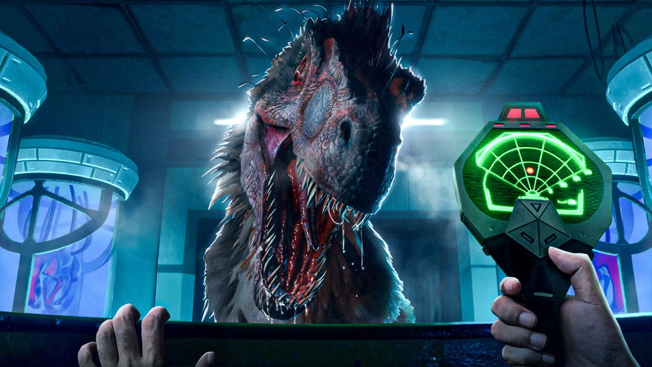 A New Dinosaur Horror Game... And We Stole a RAPTOR EGG! - YouTube