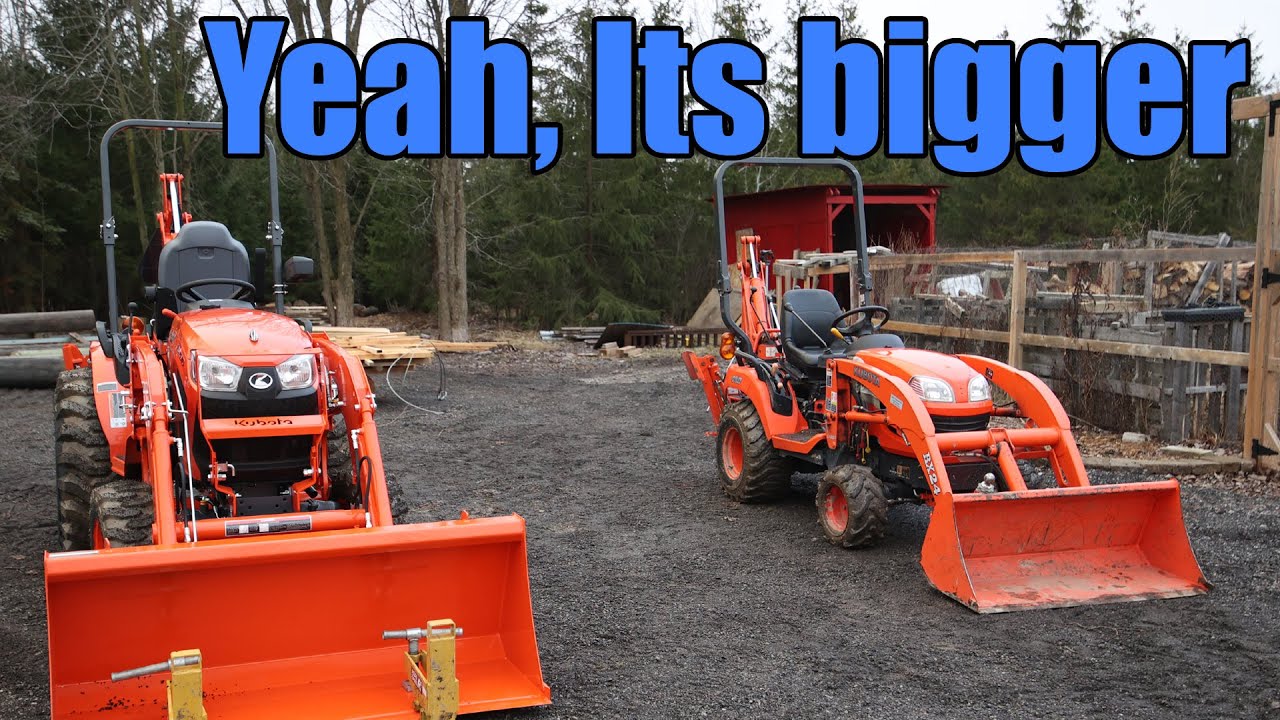 BRAND NEW Kubota LX2610 compared to a BX24 - WATCH - YouTube