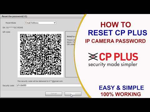 How to Reset CP Plus STQC IP Camera Password