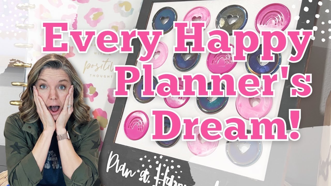 Every Happy Planner's Dream || Disc Decor || Glowforge - YouTube