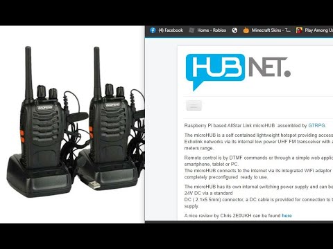 Hubnet - Baofeng 888s Allstar micronode G7RPG - YouTube