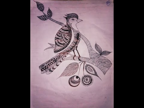 Bird mandala / How to draw mandala for beginners / easy mandala ...