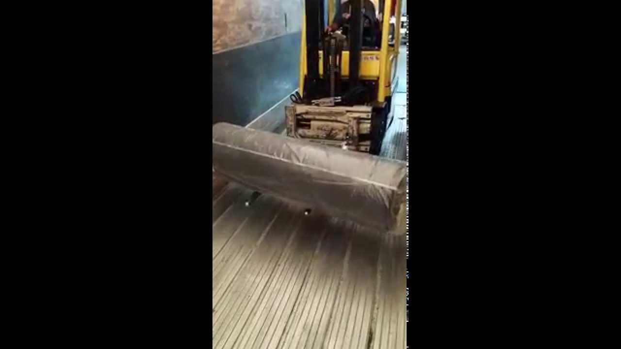Picking up rolls that are sideways - YouTube