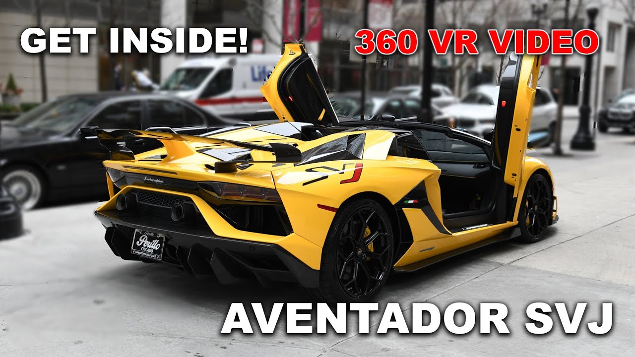 GET INSIDE A AVENTADOR SVJ / 360 VR VIDEO - YouTube