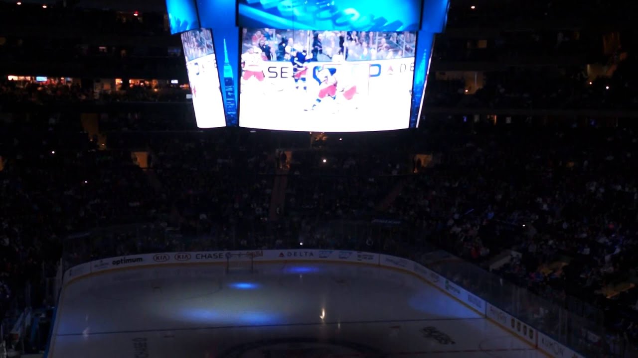 New York Rangers Entrance To The Ice On 1/3/14 - YouTube