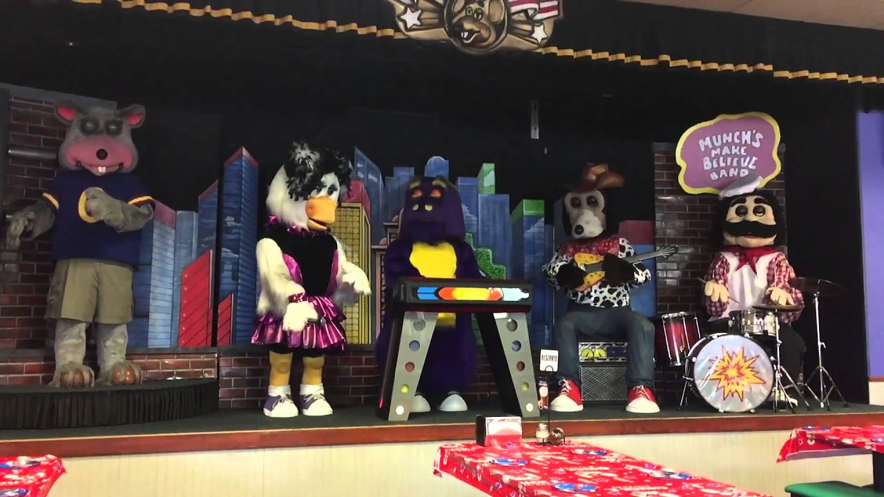 Chuck E. Cheese Animatronics Aired Down - YouTube