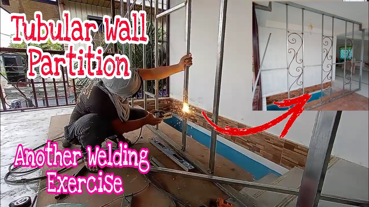 How To Install GI Tubular Wall Partition Part 1 - YouTube