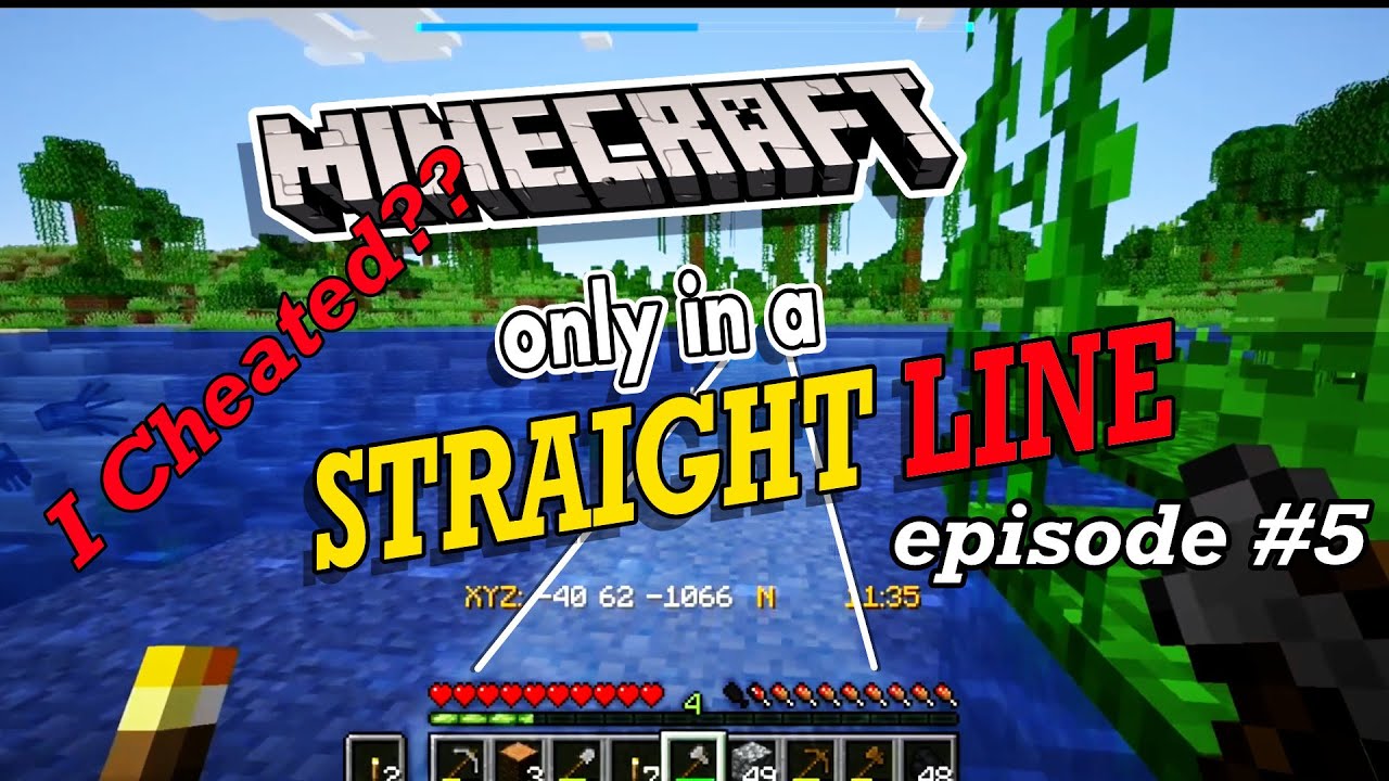 Beating MINECRAFT - IN ONLY 1 LINE - I LOST? - YouTube