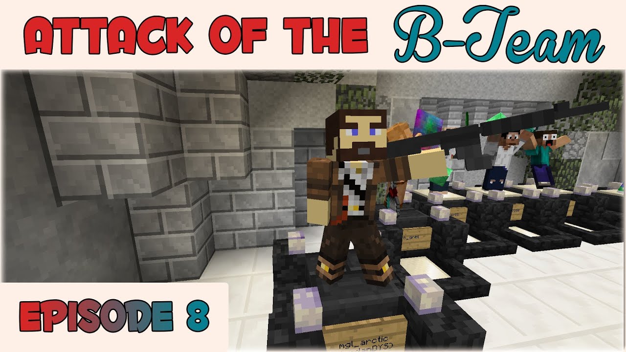 Minecraft: Attack of the B-Team Ep.8 - RPG's, M40A3 Sniper, M16 and ...