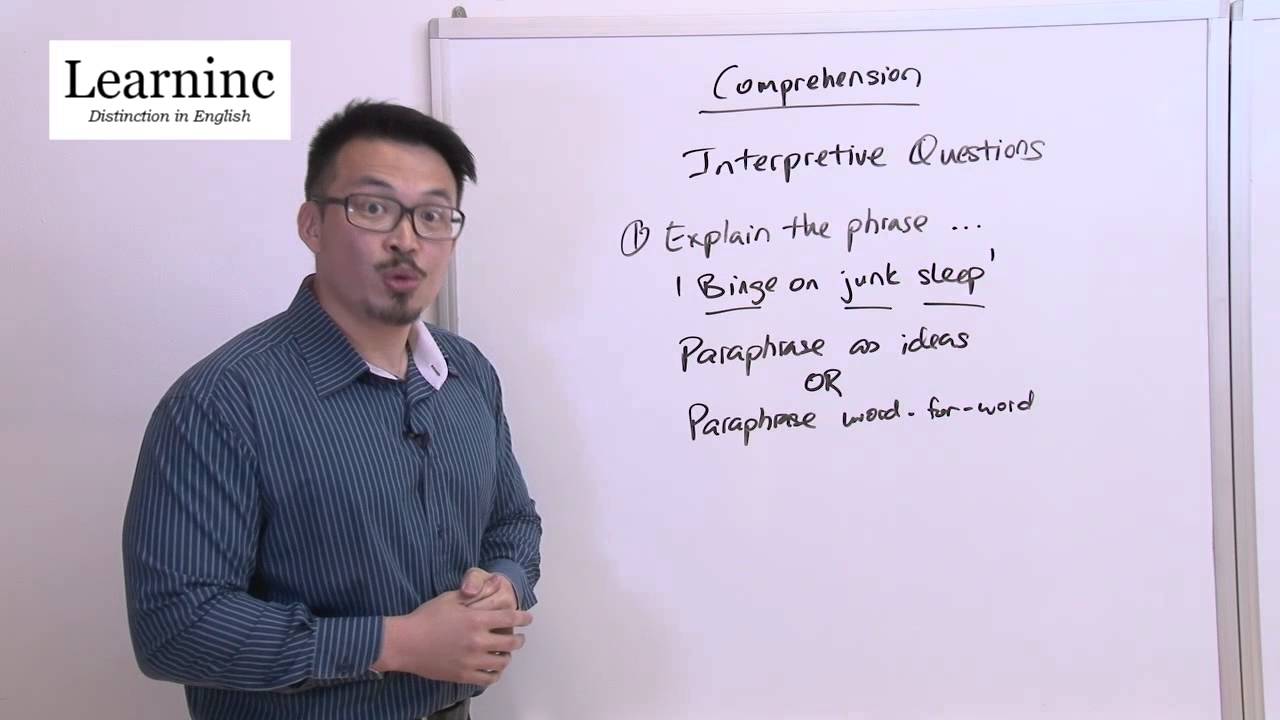 L3 3 Interpretive Questions Explore the Phrase - YouTube