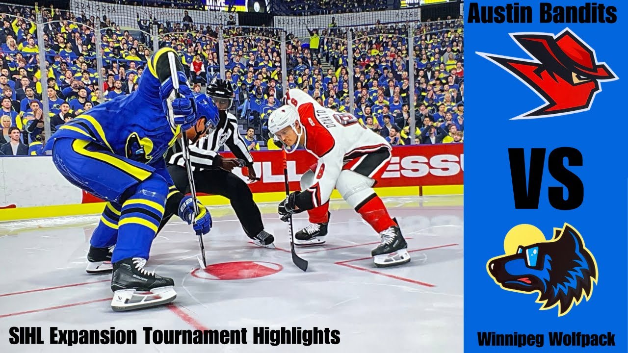 Austin Bandits vs Winnipeg Wolfpack | SIHL Expansion Tournament 2/12 ...