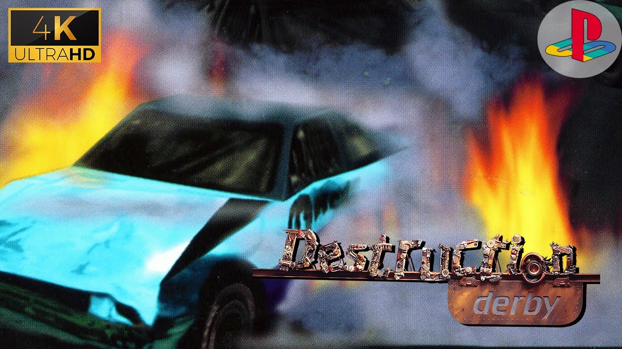 PS1 First Look [093] | Destruction Derby (US) (1995) | 4K60ᶠᵖˢ - YouTube